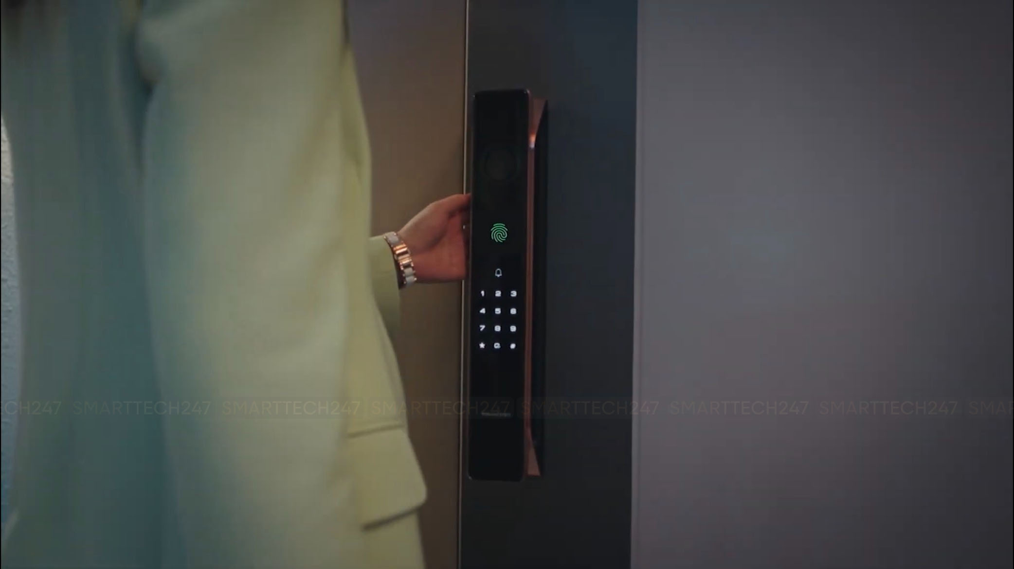 Khóa cửa nhận diện tĩnh mặt trong lòng bàn tay Kaadas K70 Pro Max - SMARTTECH247